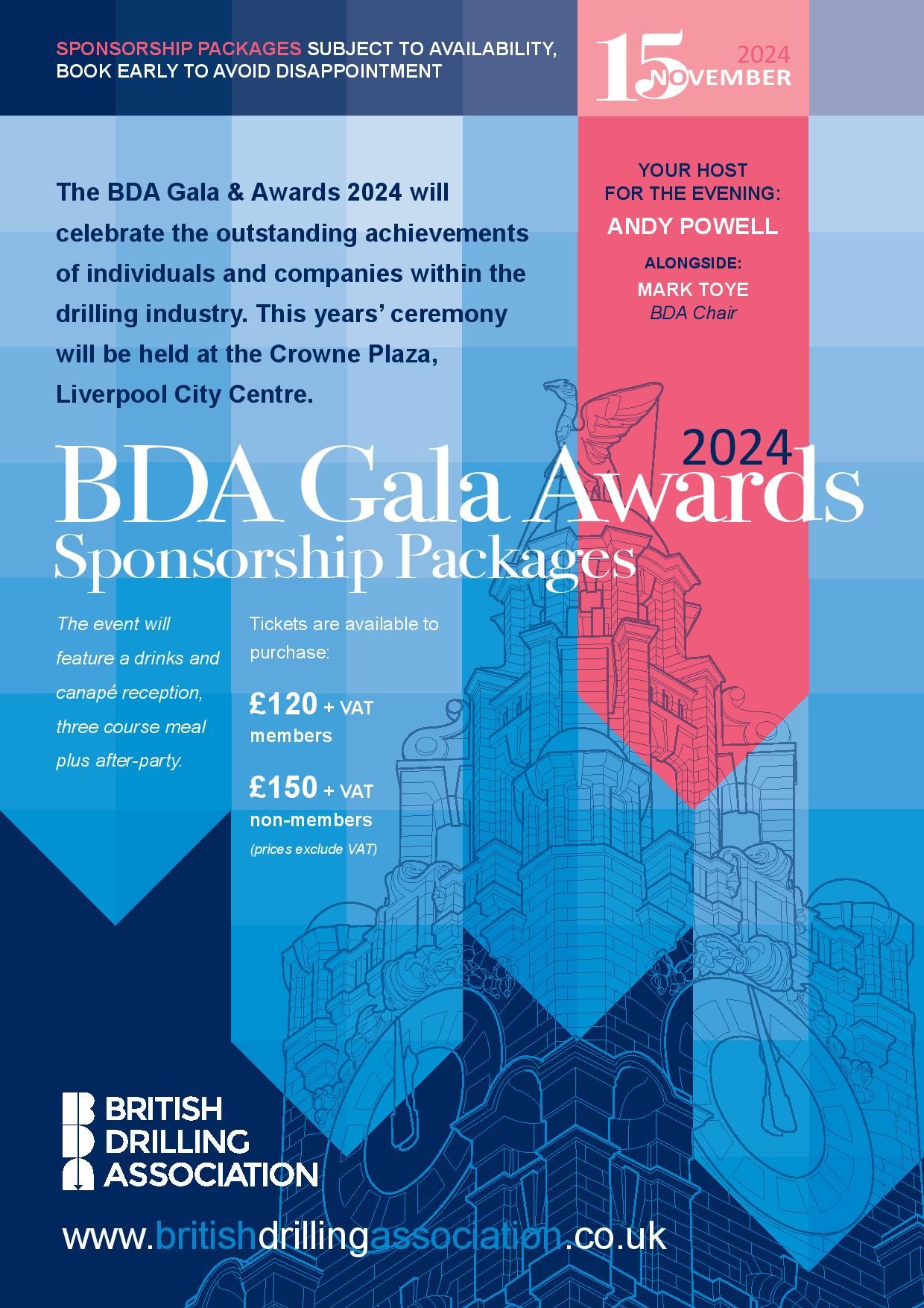 Sponsorship Packages Announced for the BDA Gala & Awards 2024 - British ...