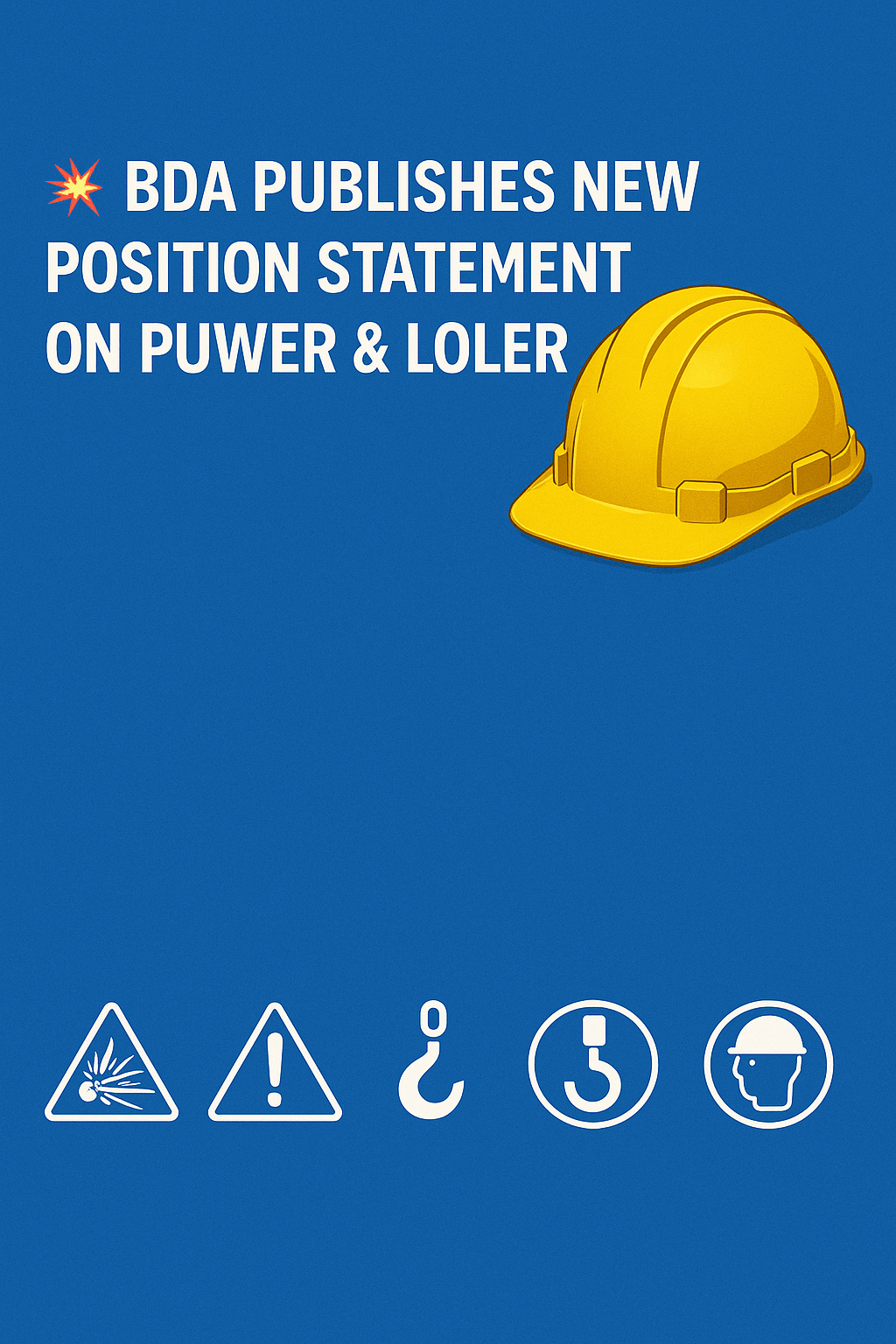 BDA Publishes New Position Statement on PUWER & LOLER - British ...